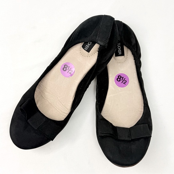 Adam Tucker | Shoes | Adam Tucker Prescott Black Suede Leather Bow Toe ...